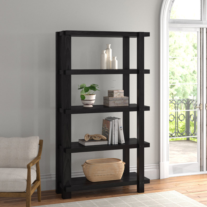 Joss & Main Barden 76" H x 42" W Wood Etagere Bookcase | Wayfair